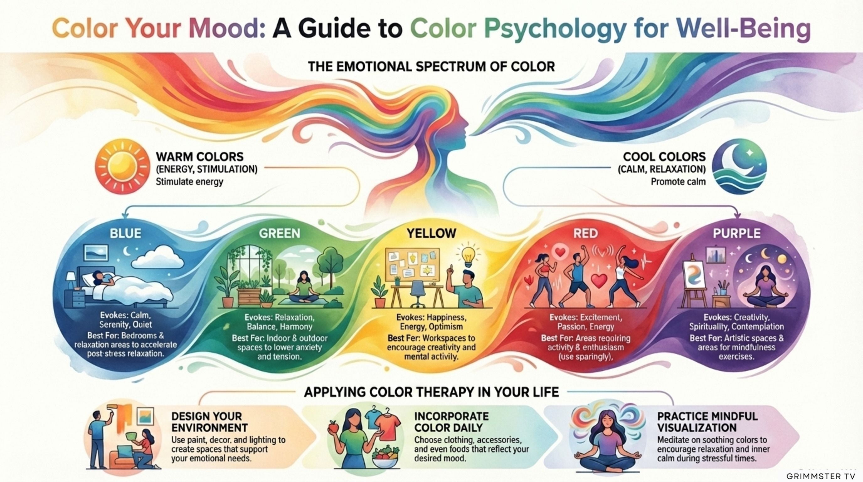 A guide to color Psychology for well being – GRIMMSTER